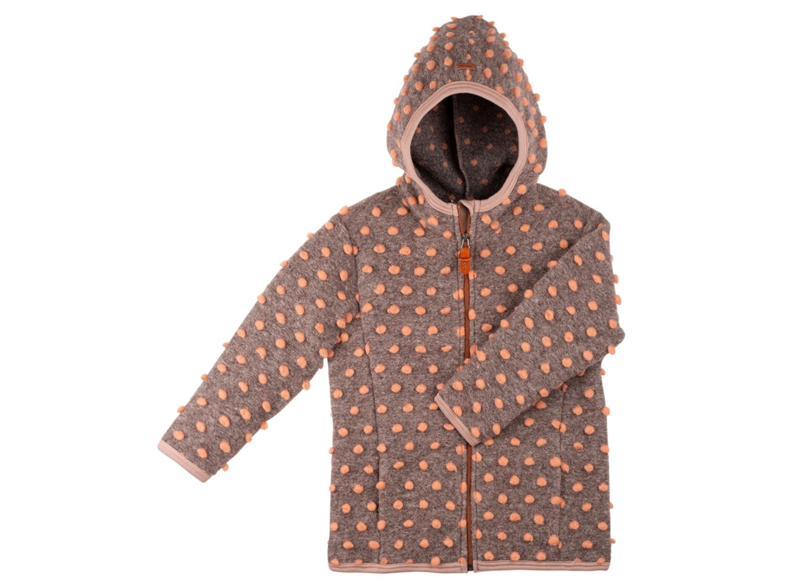 PURE PURE by Bauer Kinder Jacke mit Kapuze Bio Wollwalk kaschmir ...