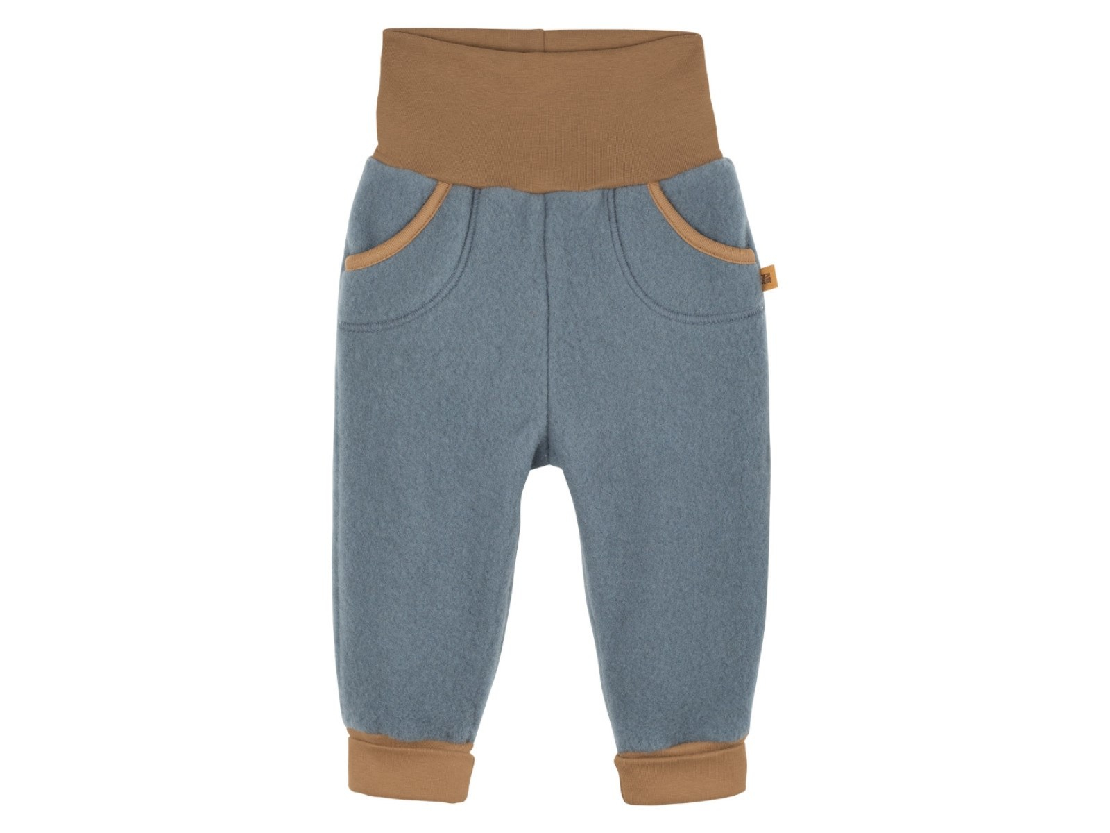 PURE PURE by Bauer Baby und Kinder Hose Bio-Merinowolle Fleece storm ...